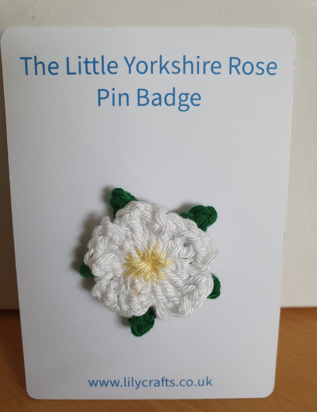 Little Yorkshire Rose Pin Badge - made in Yorkshire