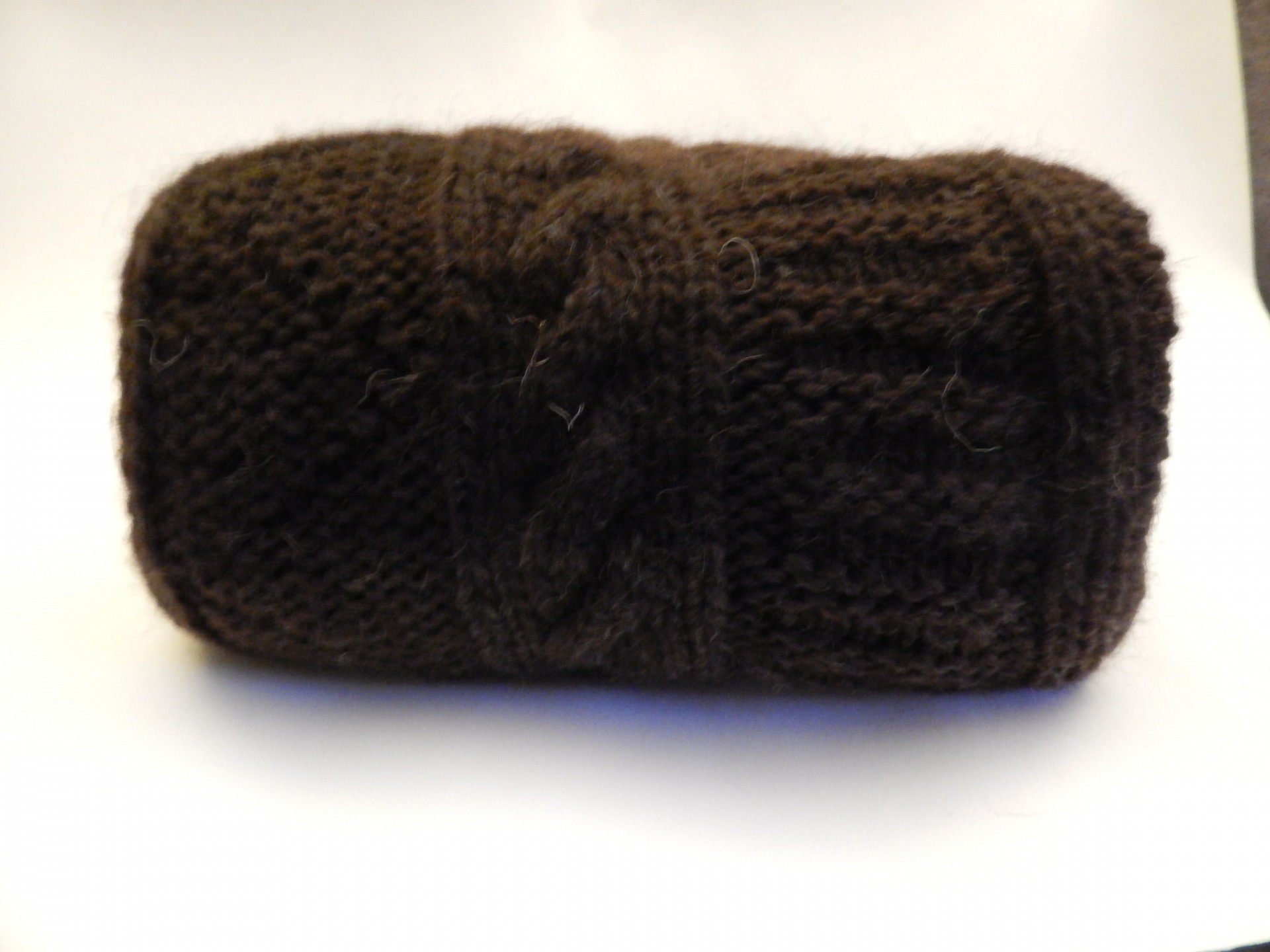 Hand knitted pure new wool Filey Gansey throw - made in Yorkshire